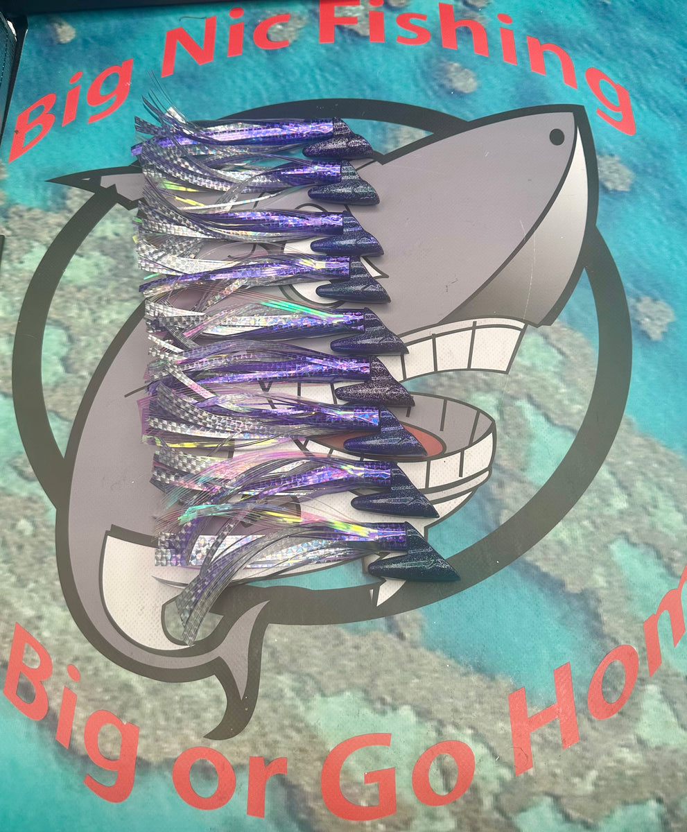 4 oz custom Big hoos ( mackahoos ) rigged – Big Nic Fishing