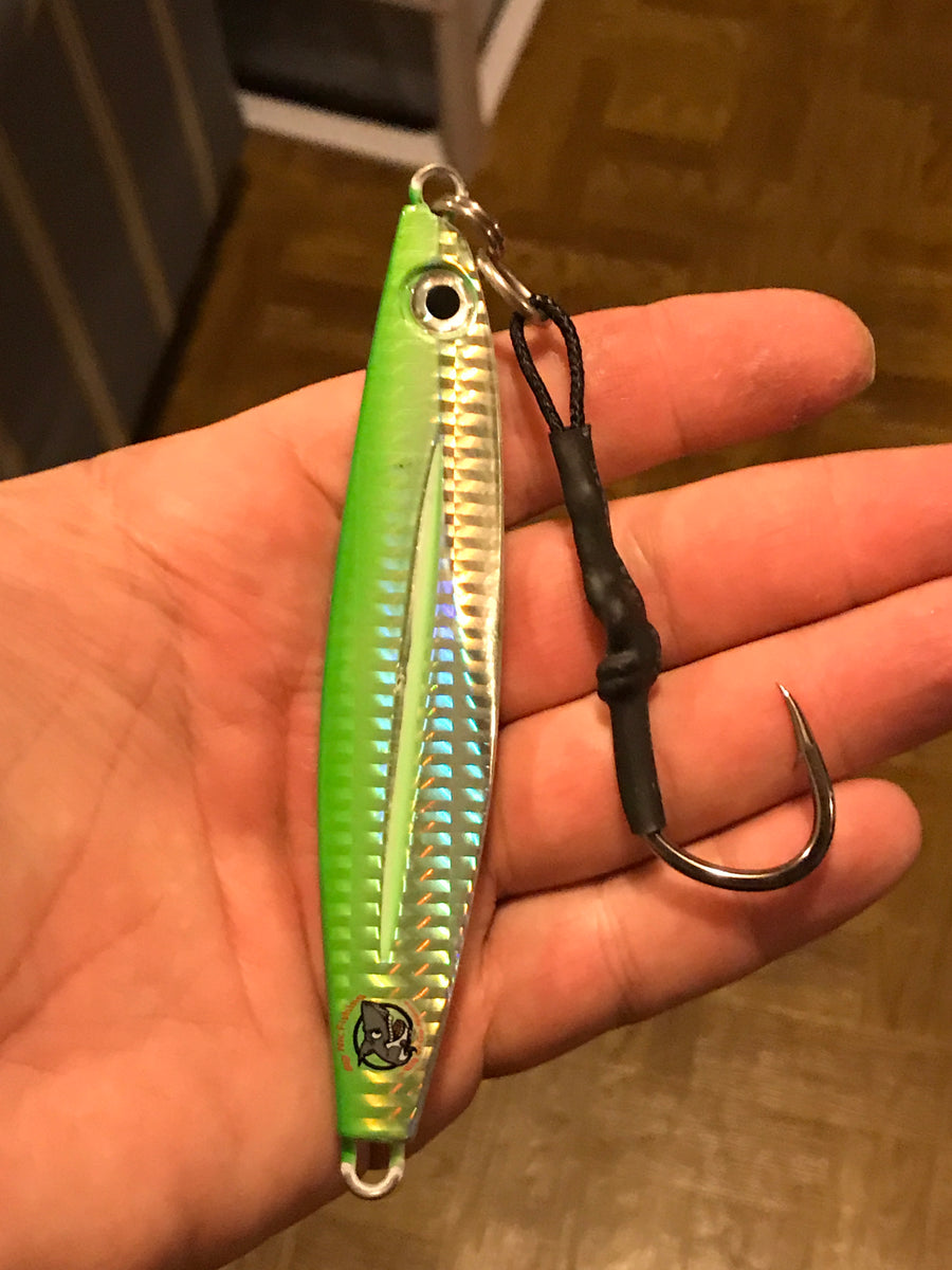 Big candy 6 oz shiny chartreuse glow belly – Big Nic Fishing